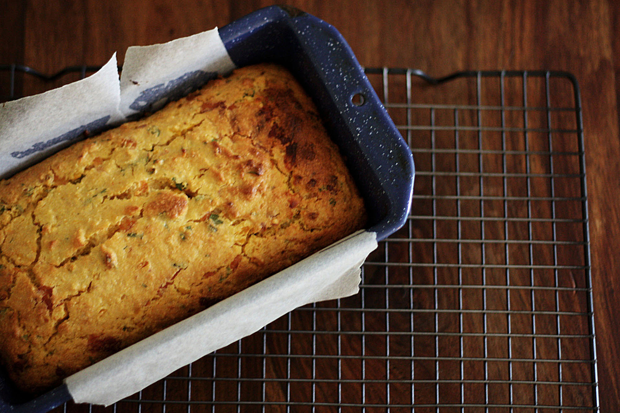 Cheese and chilli cornbread | a splash of vanilla