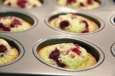 Raspberry friands | a splash of vanilla
