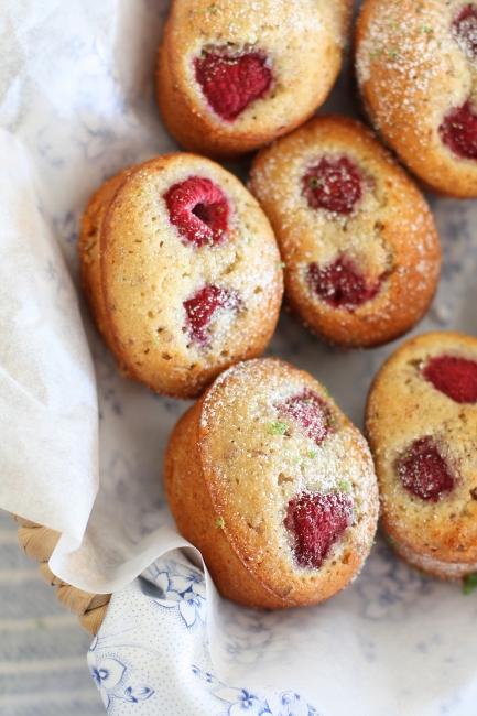 Lime raspberry friands | a splash of vanilla